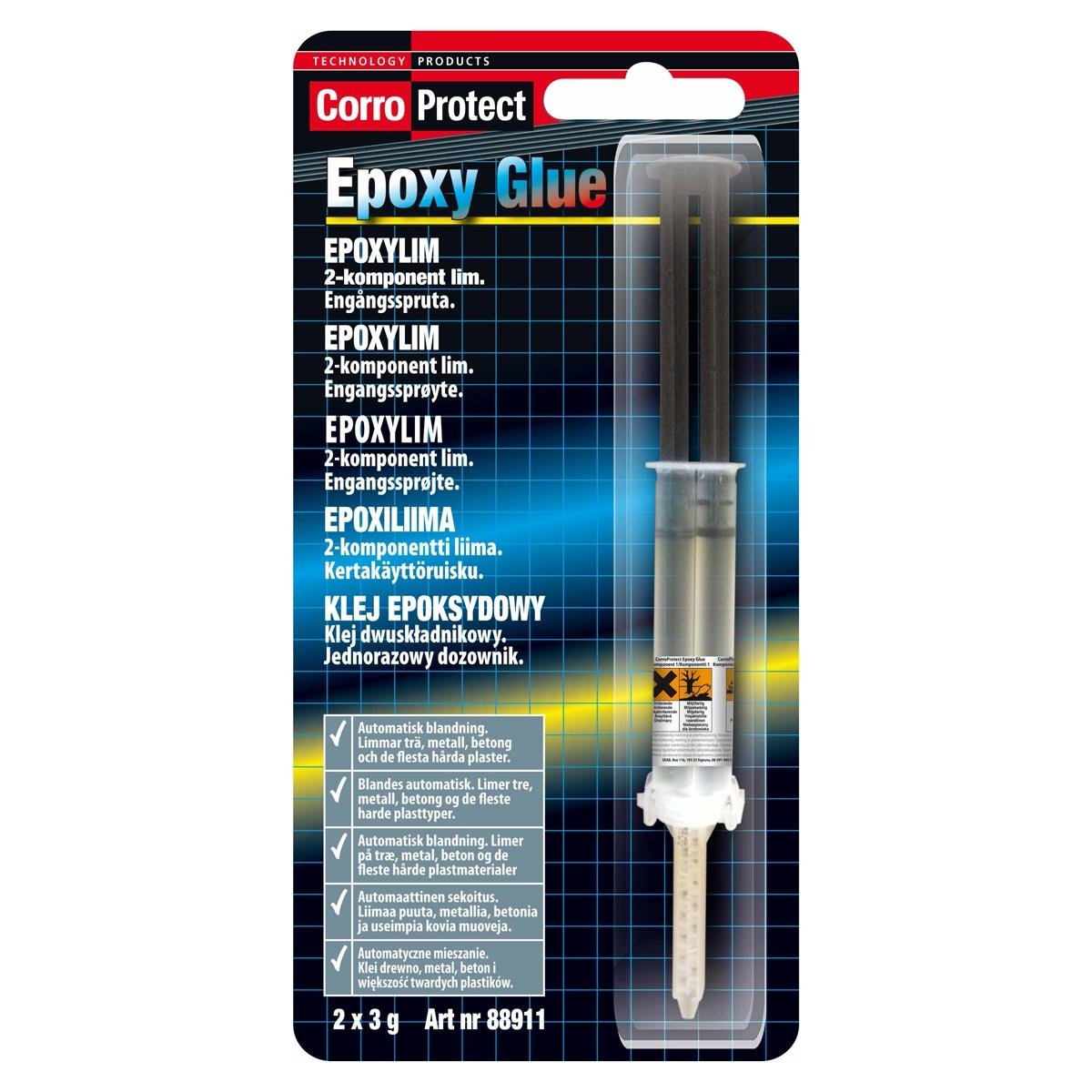 Corro Protect epoxy lim 3g